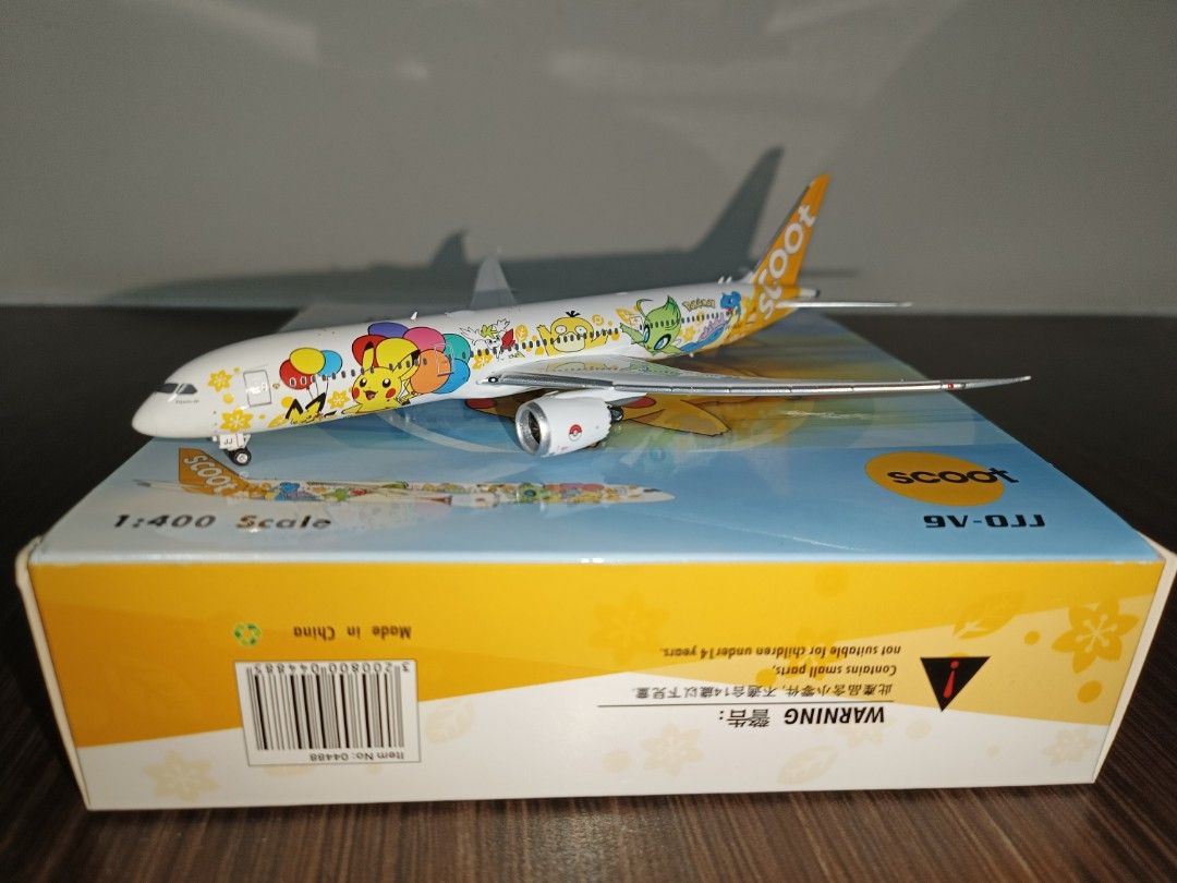 Phoenix 1/400 Scoot Boeing 787-9 9V-OJJ Pokemon Livery, Hobbies & Toys ...