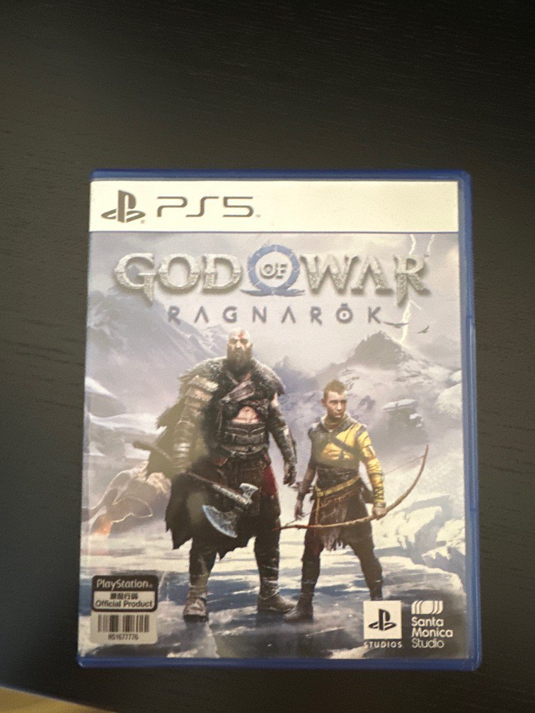 Playstation5 ps5 game disc God of war, Video Gaming, Video Game ...