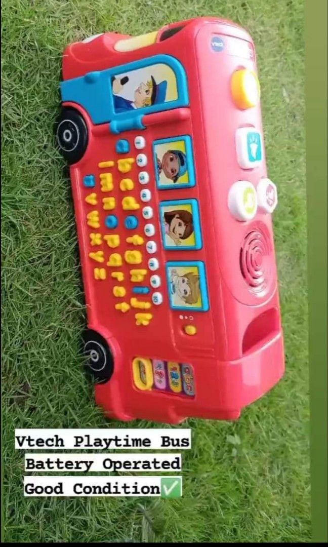 Playtime vtech bus, Hobbies & Toys, Toys & Games on Carousell
