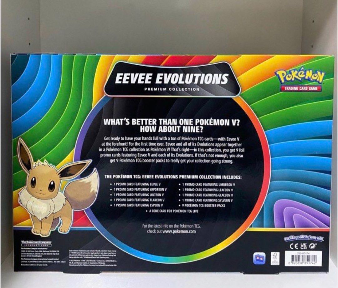 Pokemon Eevee Evolutions Premium Collection Box Sealed (Evolving Skies ...