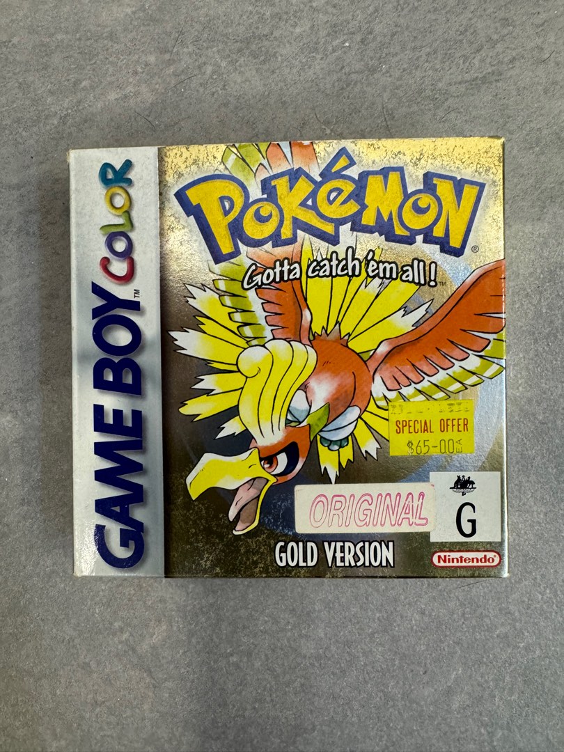 Pokemon Gold Version, Video Gaming, Video Games, Nintendo on Carousell