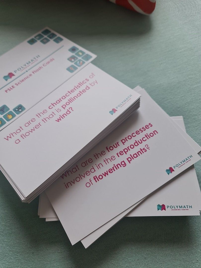 Polymath PSLE Science Flash Cards, Hobbies & Toys, Books & Magazines ...