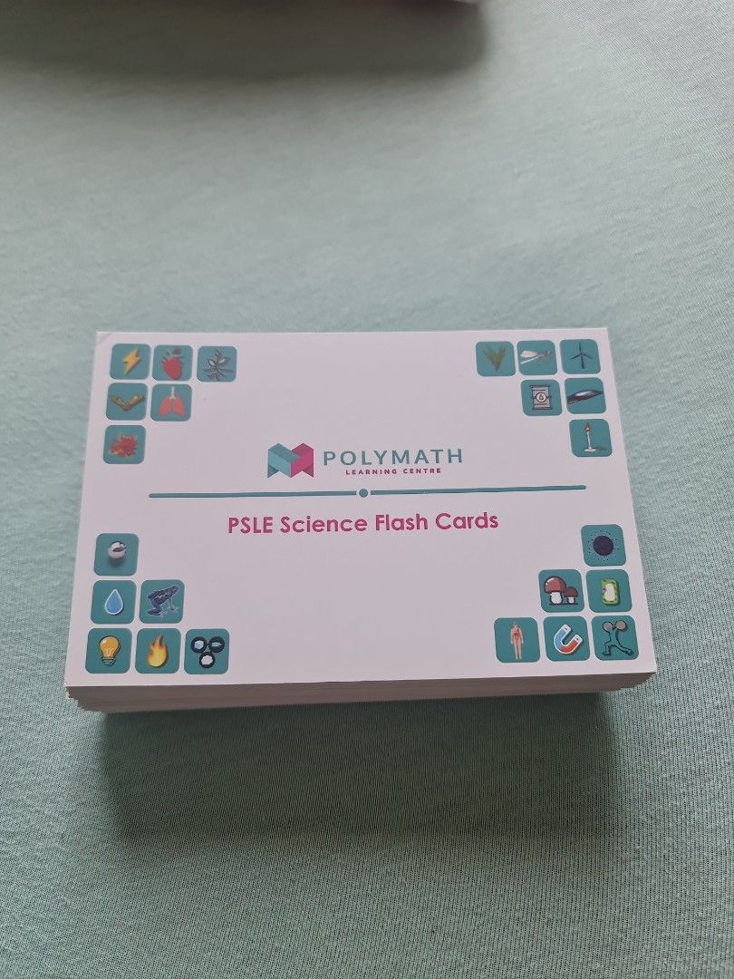 Polymath PSLE Science Flash Cards, Hobbies & Toys, Books & Magazines ...