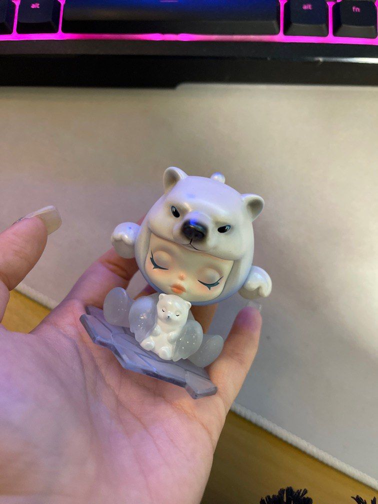 Popmart skullpanda polar bear, Hobbies & Toys, Toys & Games on Carousell
