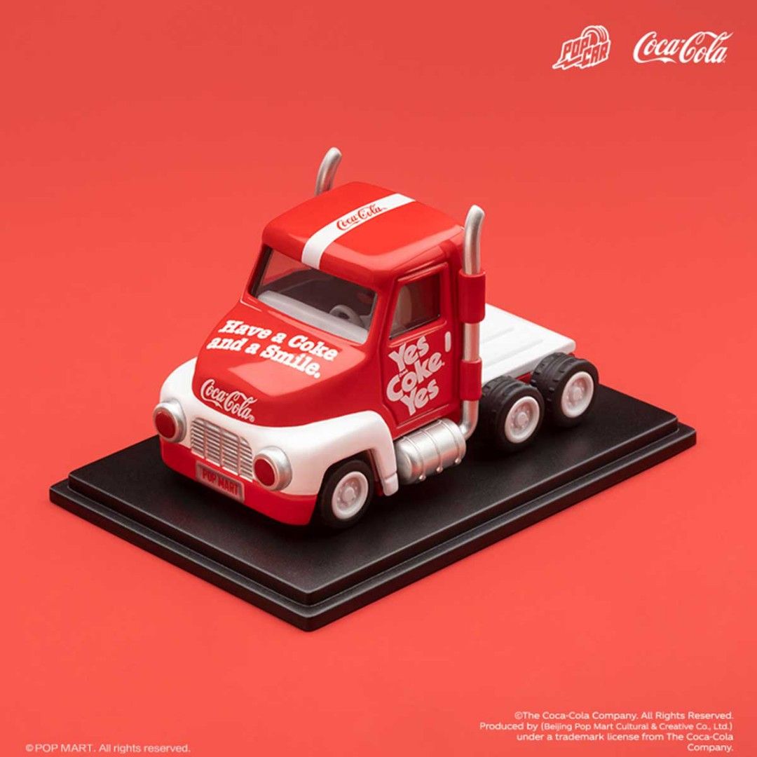Popmart x Pop Car x Coca Cola (1980's Coke Truck), Hobbies & Toys, Toys ...