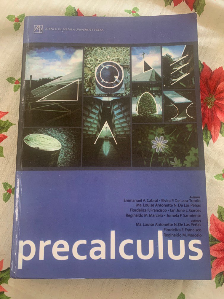 Precalculus Text Book (Ateneo SHS and College), Hobbies & Toys, Books ...