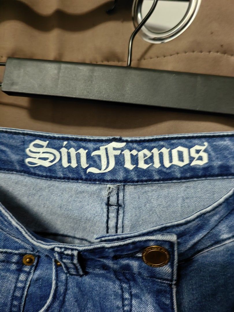 Rare Sin Frenos Jeans, Women's Fashion, Bottoms, Jeans on Carousell