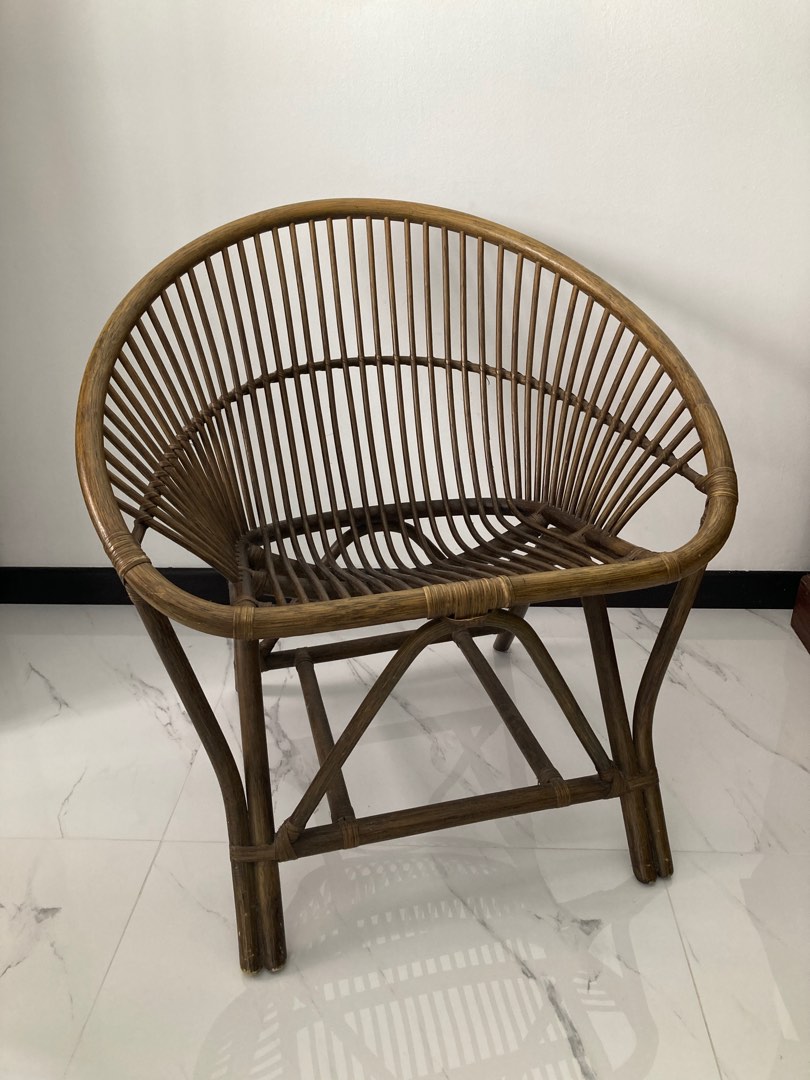 Rattan Cain chair, Furniture & Home Living, Furniture, Chairs on Carousell