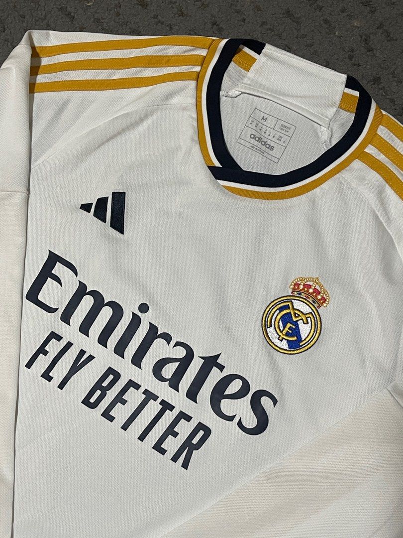 Real Madrid 23/24 Home Kit, Men's Fashion, Activewear on Carousell