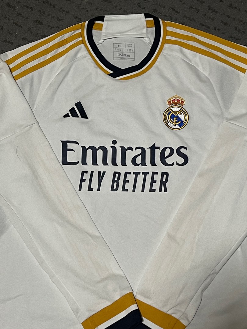 Real Madrid 23/24 Home Kit, Men's Fashion, Activewear on Carousell