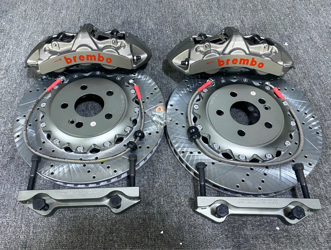 RECONDITION BREMBO GT6 6 POT VW GOLF GTI MK5 MK6 MK7 SCIROCCO SKODA ...