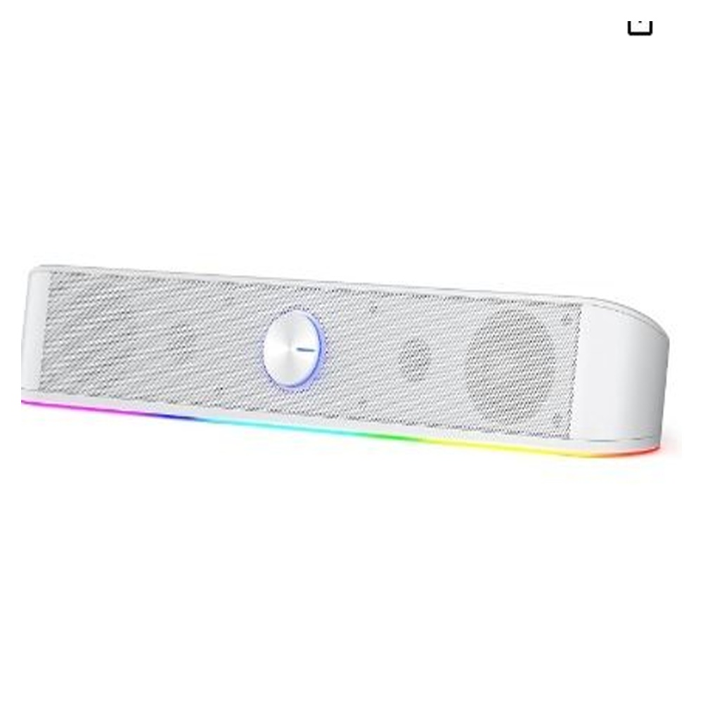 Redragon GS560 RGB Desktop Soundbar, 2.0 Channel Computer Speaker with ...