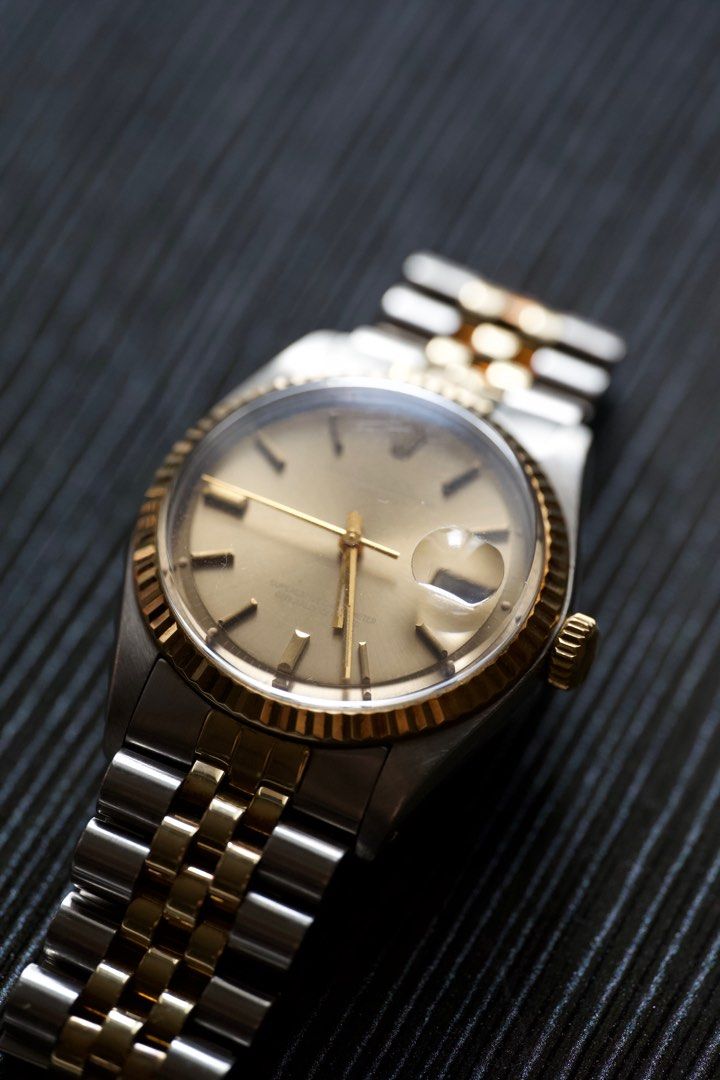Rolex Datejust 1601 Two Tone Bronze Rare Sigma Ghost Dial, Luxury ...