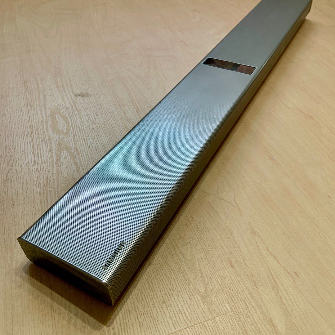 Samsung HW-F751 Air-Track Soundbar & Wireless Subwoofer (Silver), Audio ...