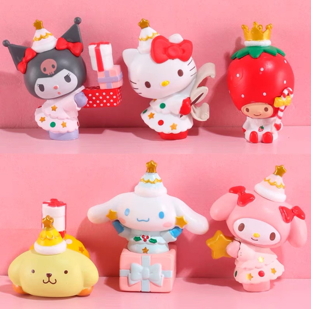 Sanrio Characters Figurines Gachapon (Kuromi, Hello kitty, Pompompurin ...