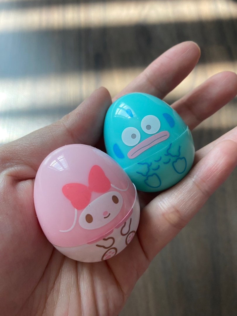 Sanrio Hangyodon & melody egg shape figure toy, Hobbies & Toys ...