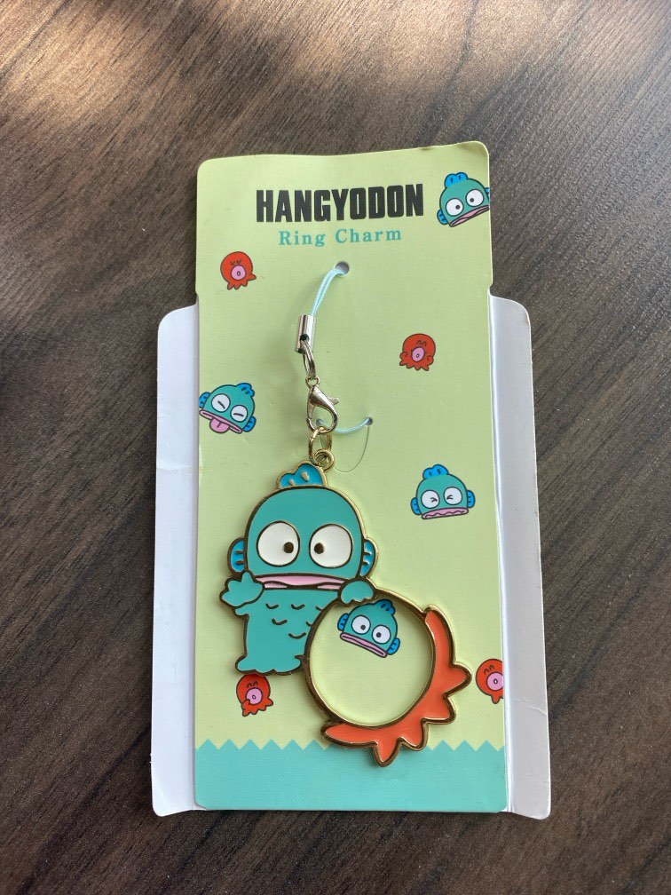 Sanrio Hangyodon Ring Charm, Hobbies & Toys, Collectibles & Memorabilia, Fan Merchandise on ...