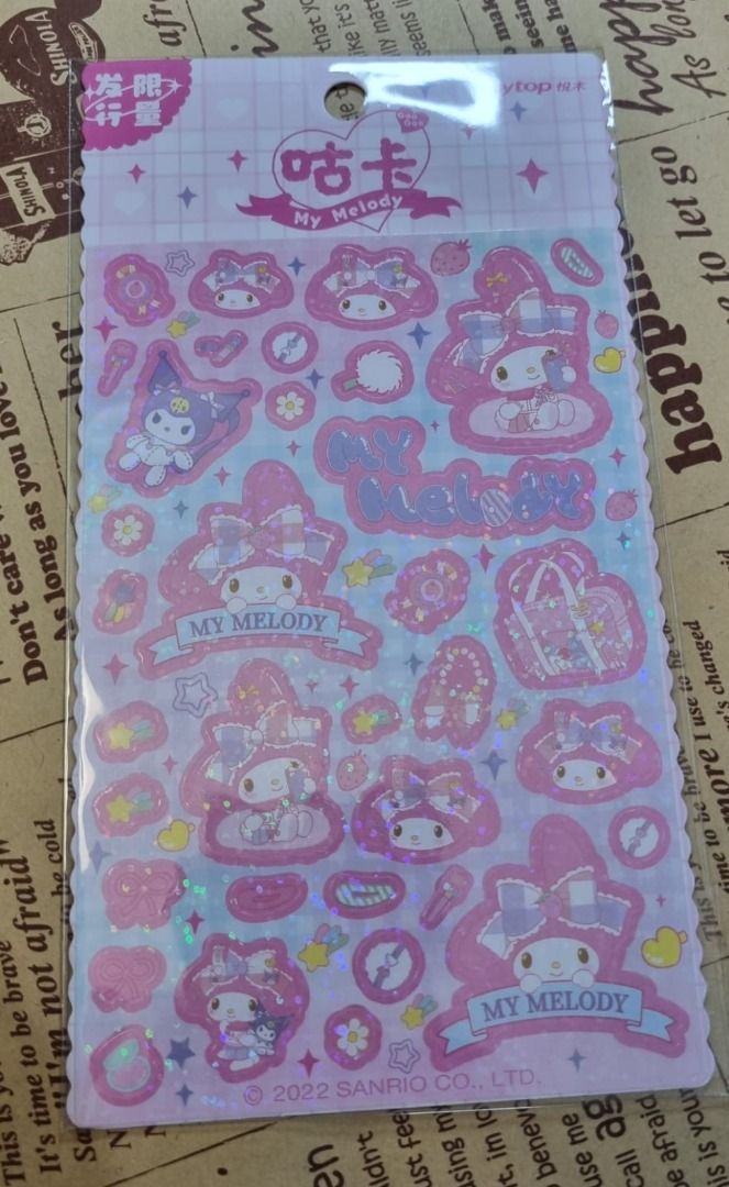 Sanrio Sticker Sheet (4 Designs), Hobbies & Toys, Stationery & Craft ...