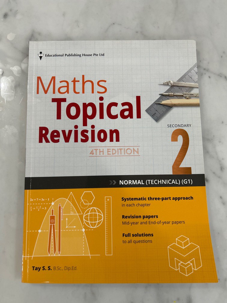 Sec 2 Maths Topical Revision NT, Hobbies & Toys, Books & Magazines, Assessment Books on Carousell