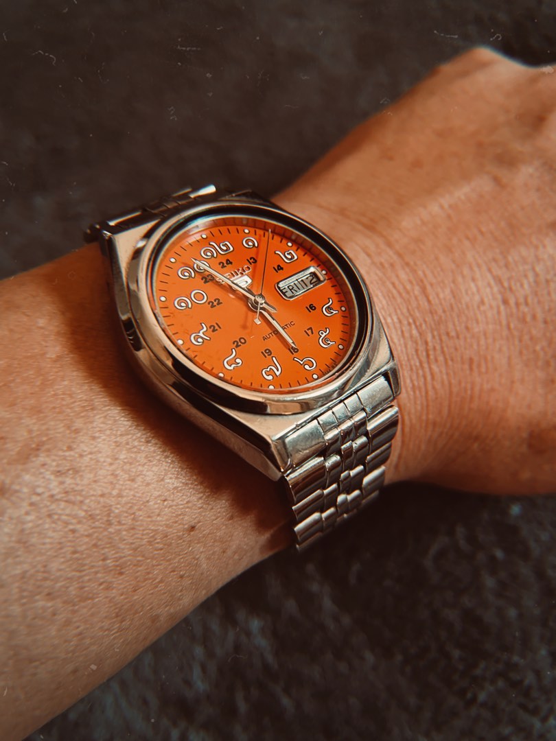Seiko 5 7009 Automatic Dial ( Thai Scripts ), Luxury, Watches on Carousell