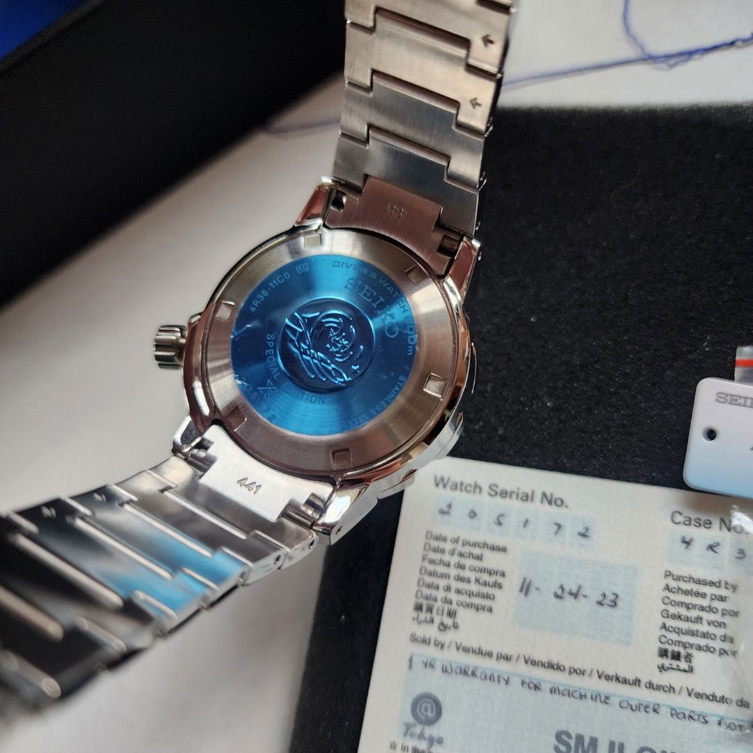 Seiko Prospex Monster Happy Feet Save the Ocean Special Edition SRPG57 ...