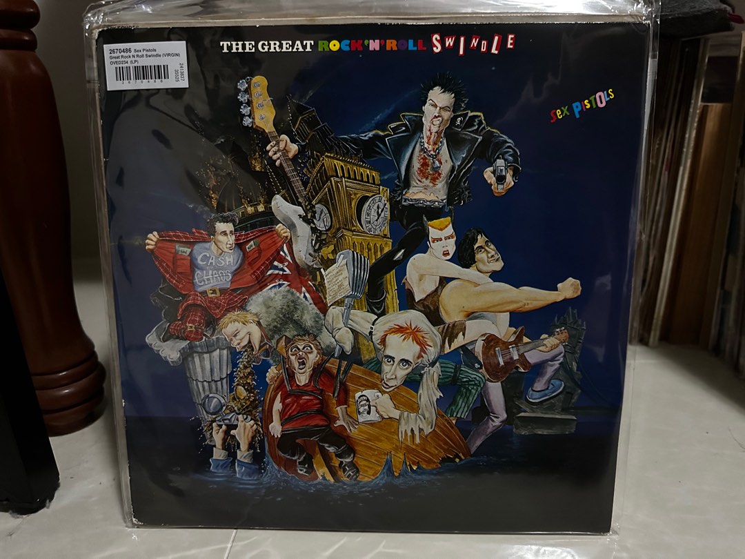 Sex Pistols - Great Rock N Roll Swindle LP Vinyl Records Plaka, Hobbies & Toys, Music & Media ...