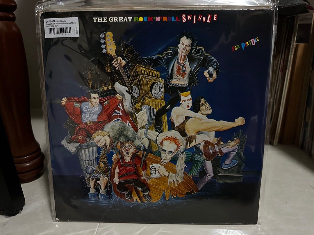 Sex Pistols Great Rock N Roll Swindle Lp Vinyl Records Plaka Hobbies