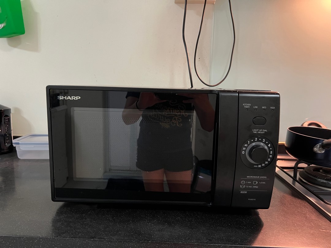 Sharp Microwave 22L R-2221G(K), TV & Home Appliances, Kitchen ...