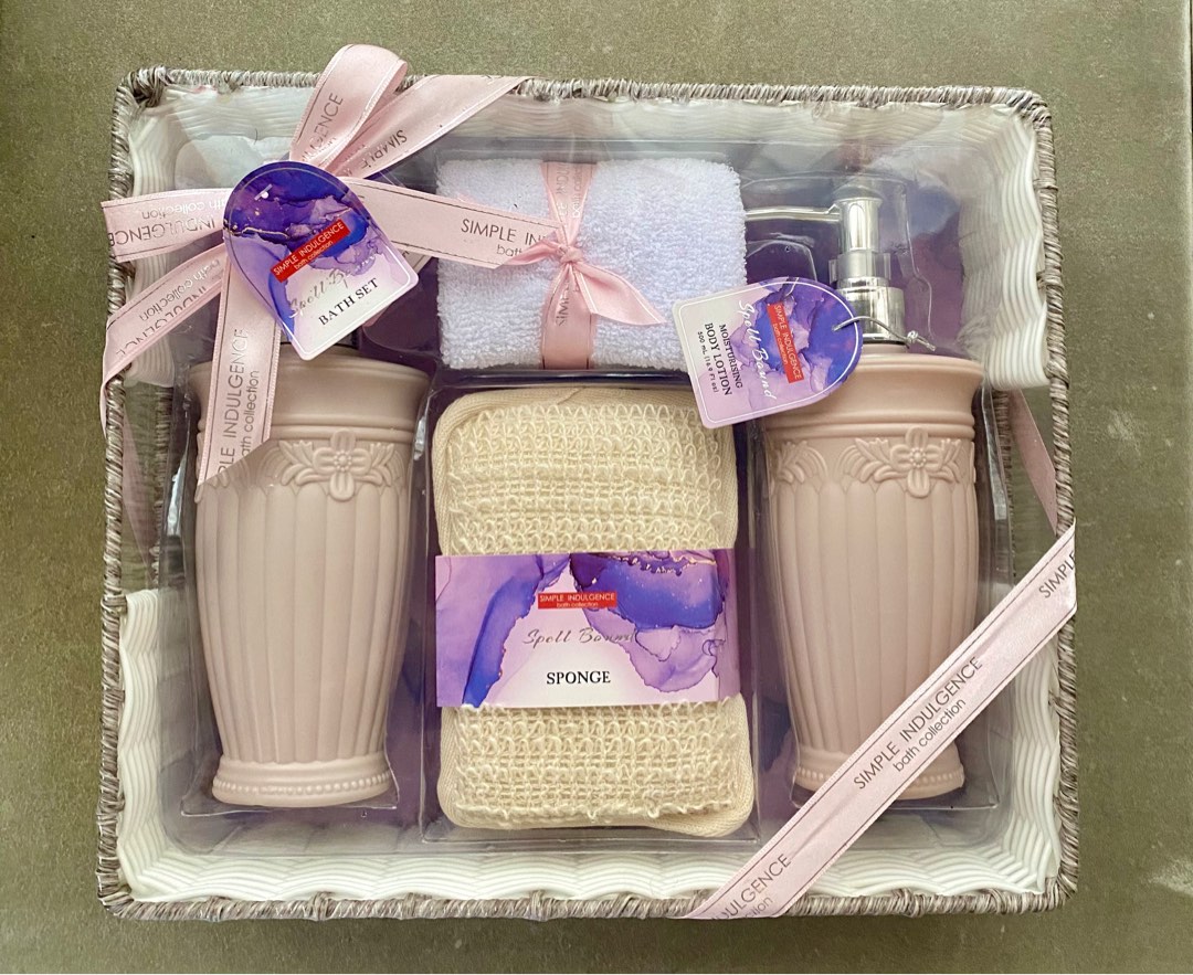 Simple Indulgence Bath Set, Beauty & Personal Care, Bath & Body, Bath ...