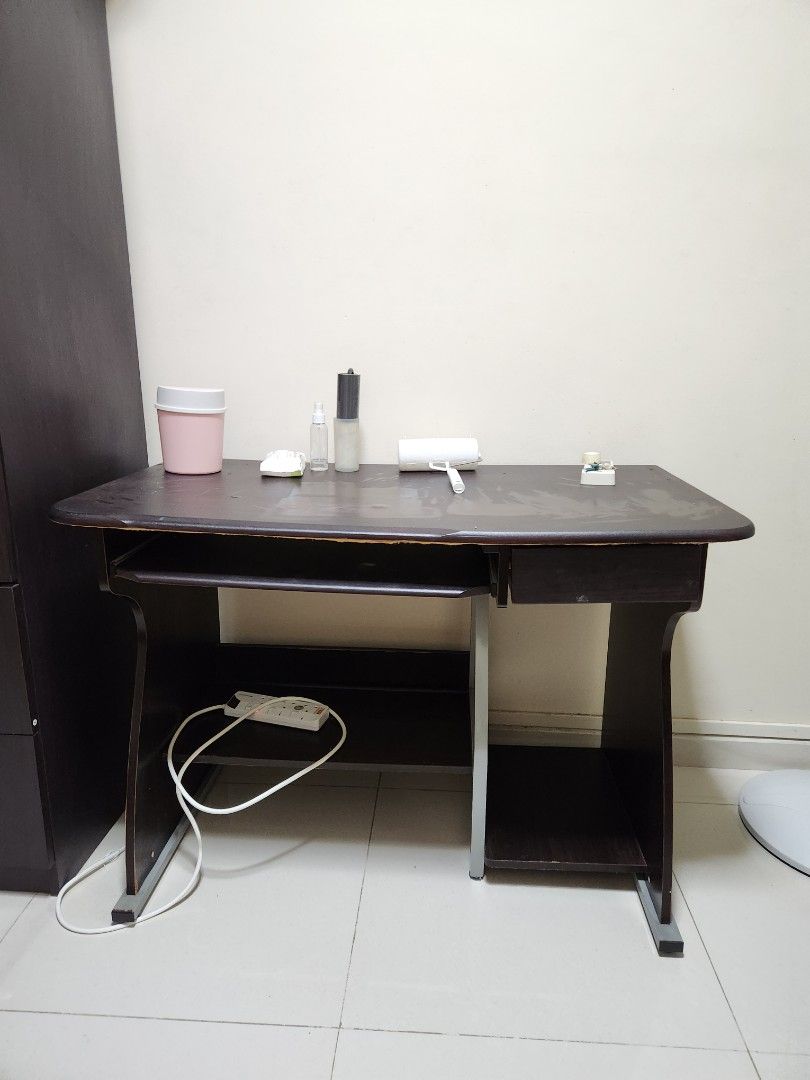 Single Bed frame, Study Table, Wardrobe, Furniture & Home Living ...