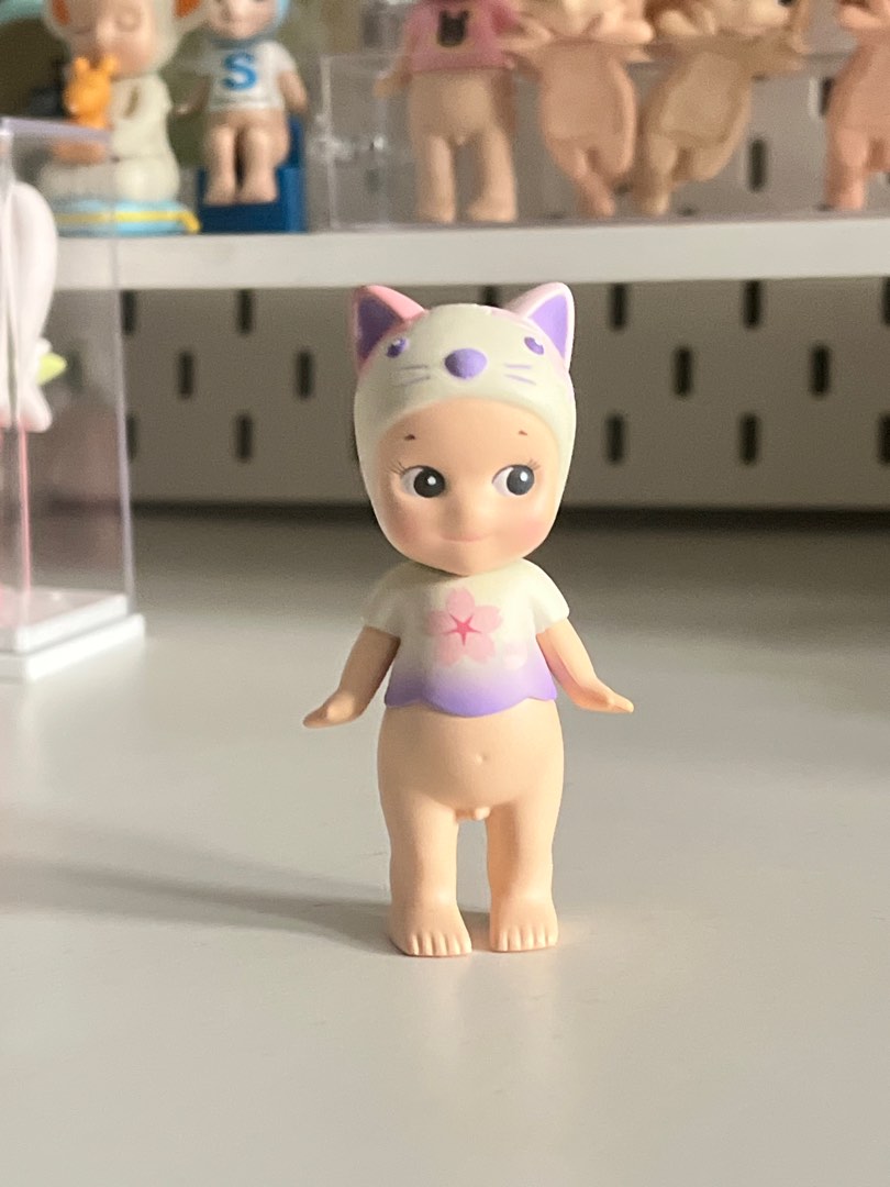 SONNY ANGEL CBN CAT CHERRY BLOSSOM NIGHT SET, Hobbies & Toys, Toys ...