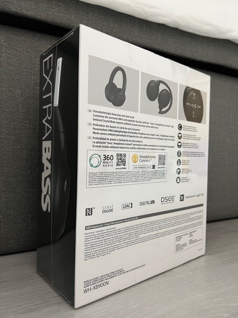 Sony Digital Noise Cancelling featured Extra Bass sound wireless ...