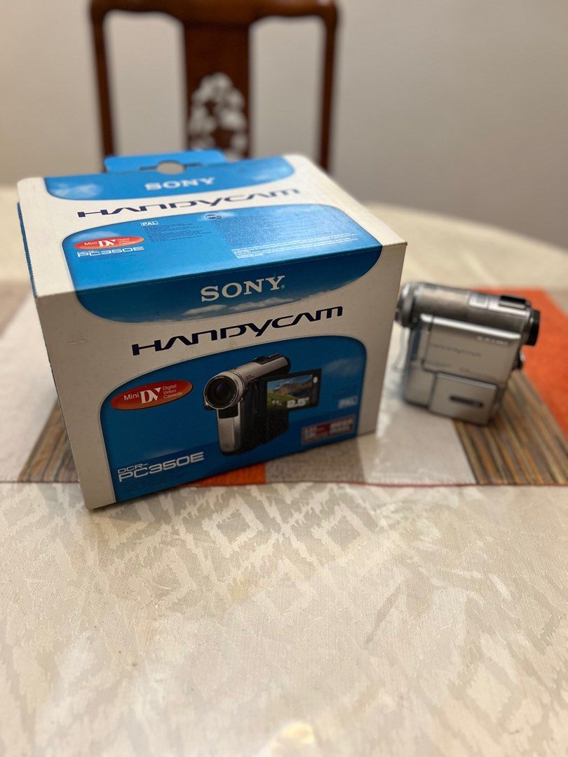 Sony HandyCam CyberShot DCR-PC350E Mini DV Tape and SD Card ...