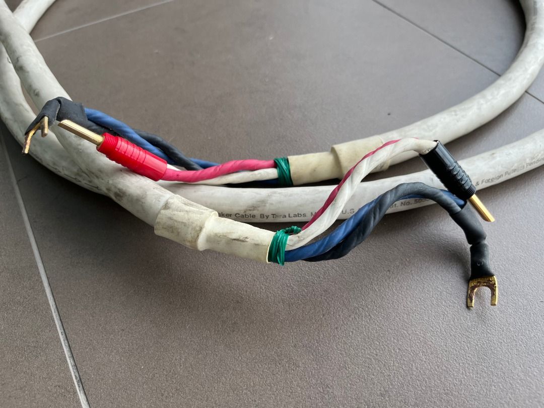 Speaker Cables - Tara Labs RCS Prime Bi-Wire 10ft pair, Audio, Other ...