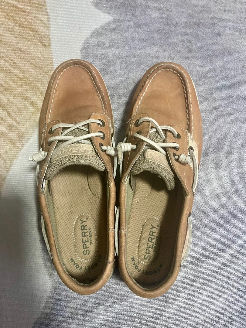 Sperry - Women’s Angelfish Boat Shoe Oat, Women's Fashion, Footwear ...