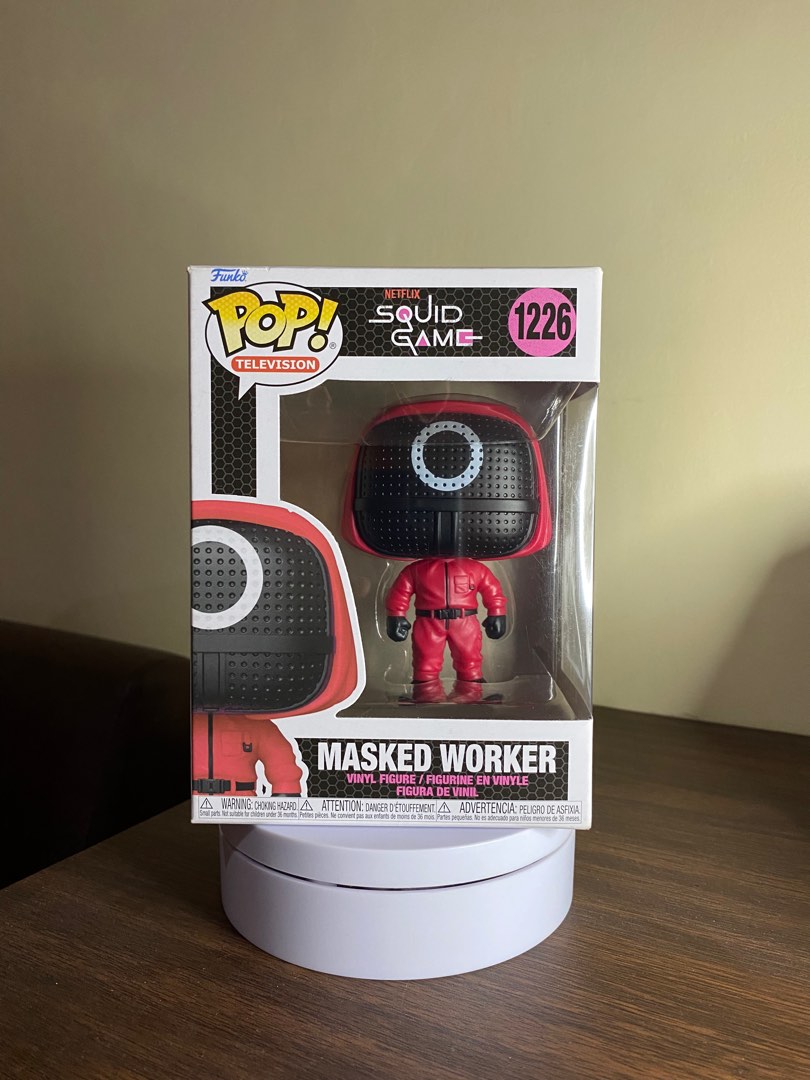 Squid Game Masked Worker 1226 Funko Pop 2022 Release| Pop Television ...