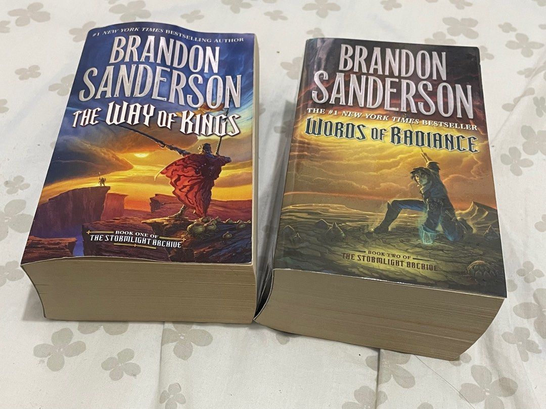 Stormlight Archive books 1 & 2 by Brandon Sanderson, Hobbies & Toys ...