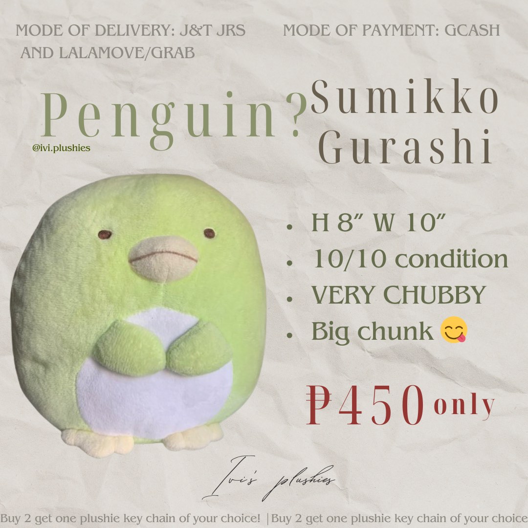 Sumikko Gurashi Penguin? Stuffed toy, Hobbies & Toys, Toys & Games on ...