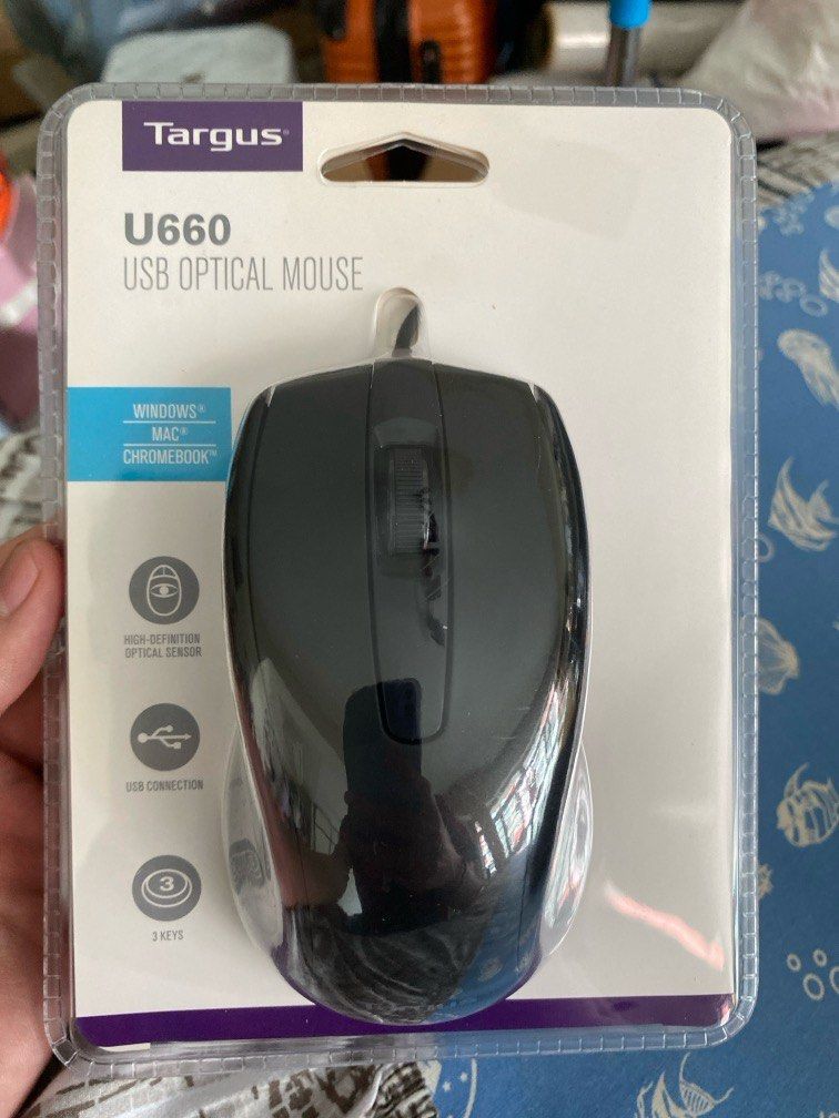 targus u660 usb optical mouse, Computers & Tech, Parts & Accessories ...
