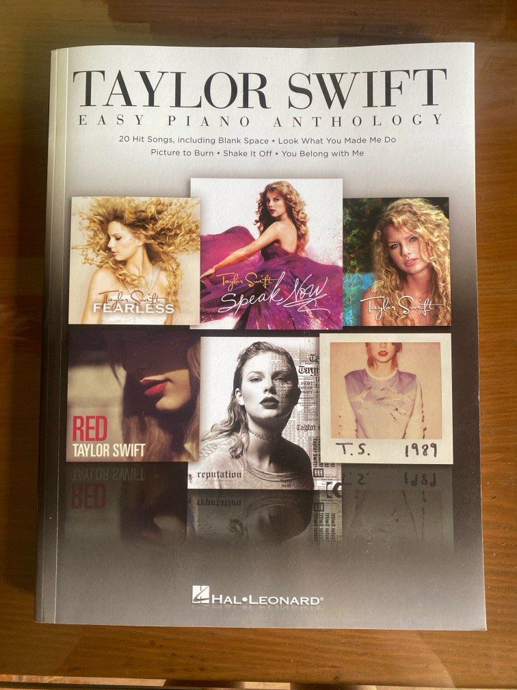 Taylor Swift Easy Piano Anthology, Hobbies & Toys, Music & Media, Music Scores on Carousell