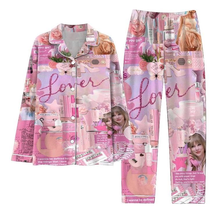 Taylor Swift Pajama, Women's Fashion, Dresses & Sets, Sets or ...