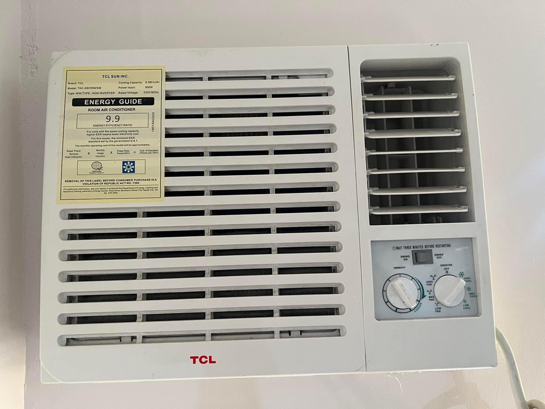 TCL AIRCON, TV & Home Appliances, Air Conditioning and Heating on Carousell