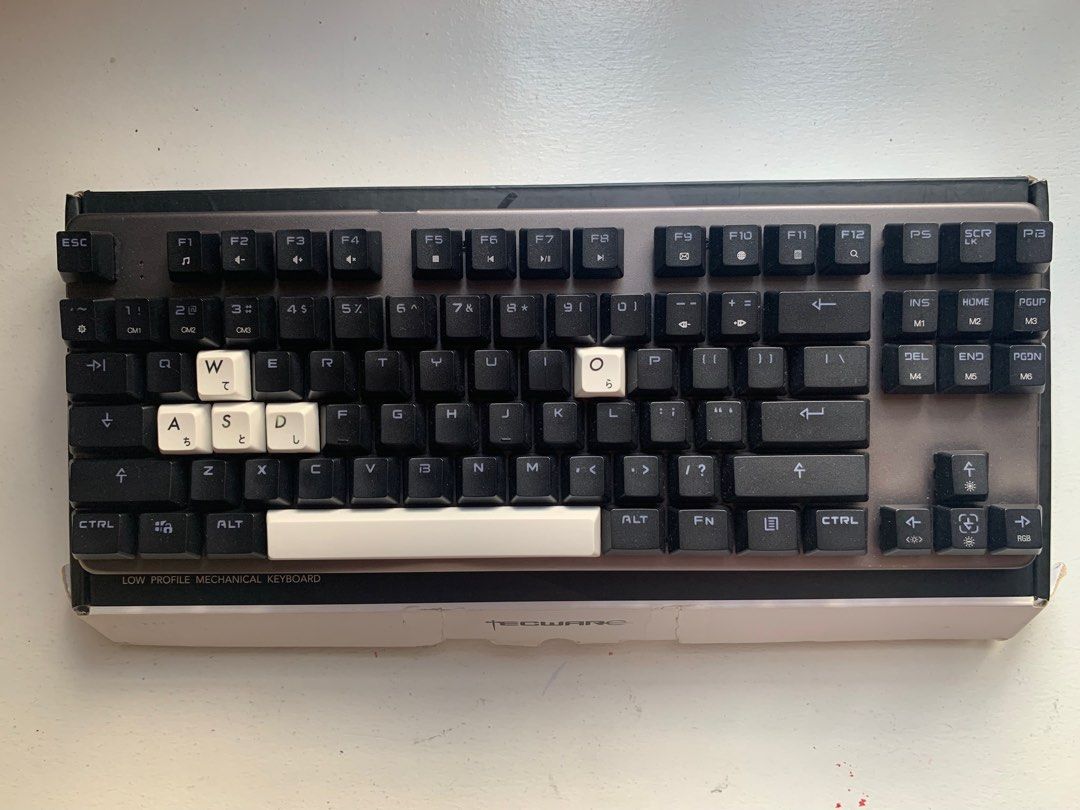 TECWARE Phantom L Low Profile Mechanical Keyboard DEFECTIVE UNIT ...