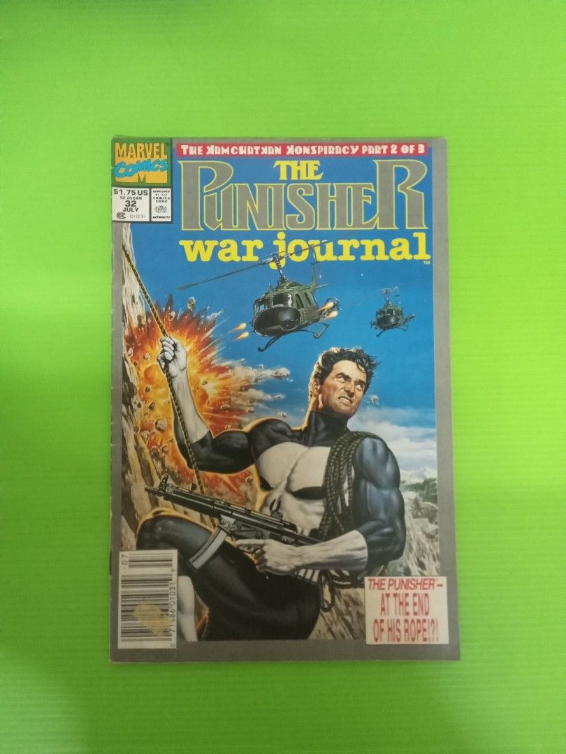 The Punisher War Journal #32 ( Bob Larkin - Cover Art ) Marvel Copper ...