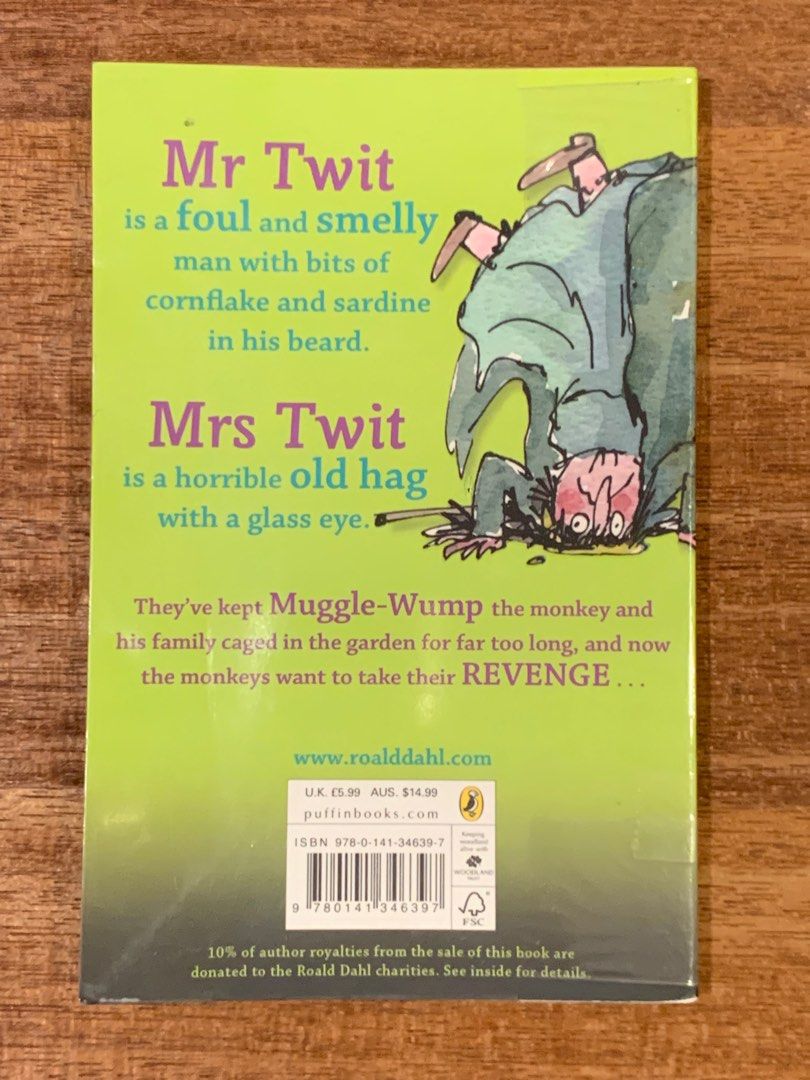 The Twist ; book by Roald Dahl, Hobbies & Toys, Books & Magazines ...