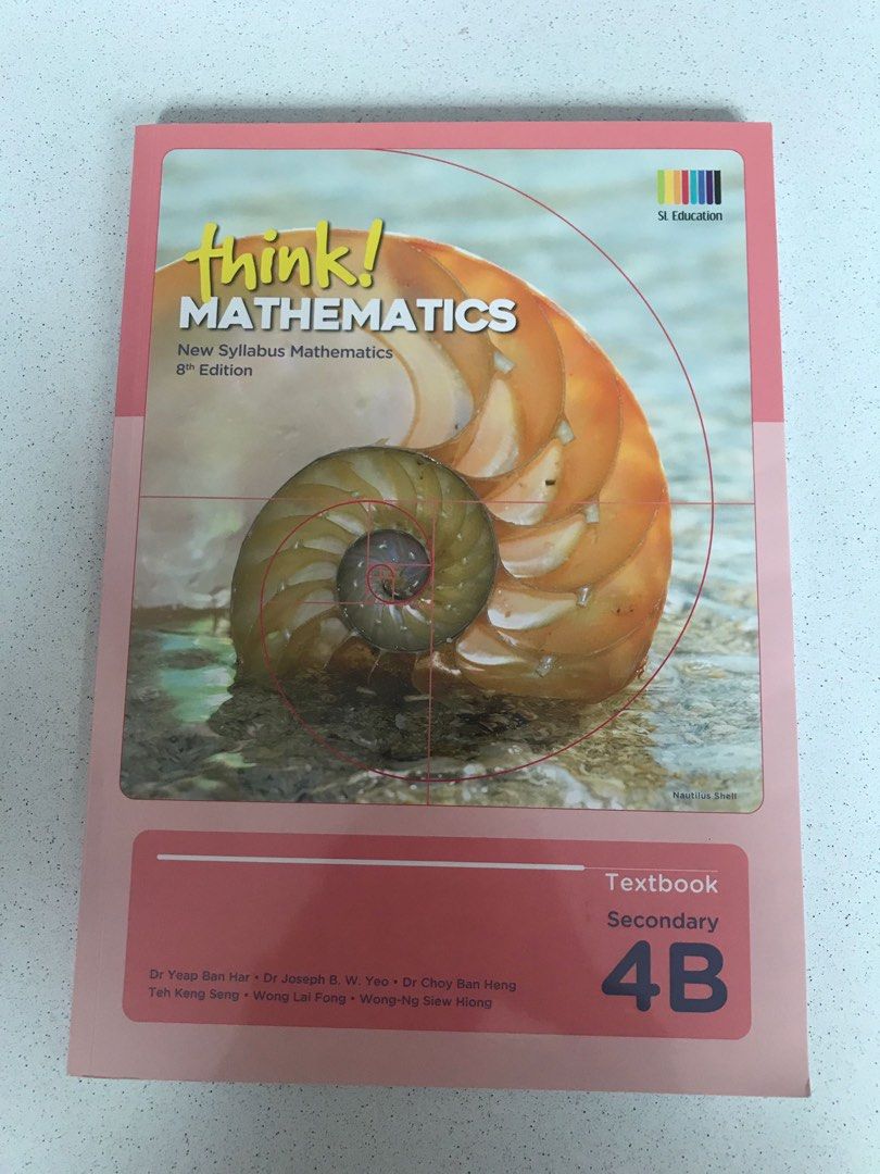 Think! Mathematics Textbook 4A 4B, Hobbies & Toys, Books & Magazines ...