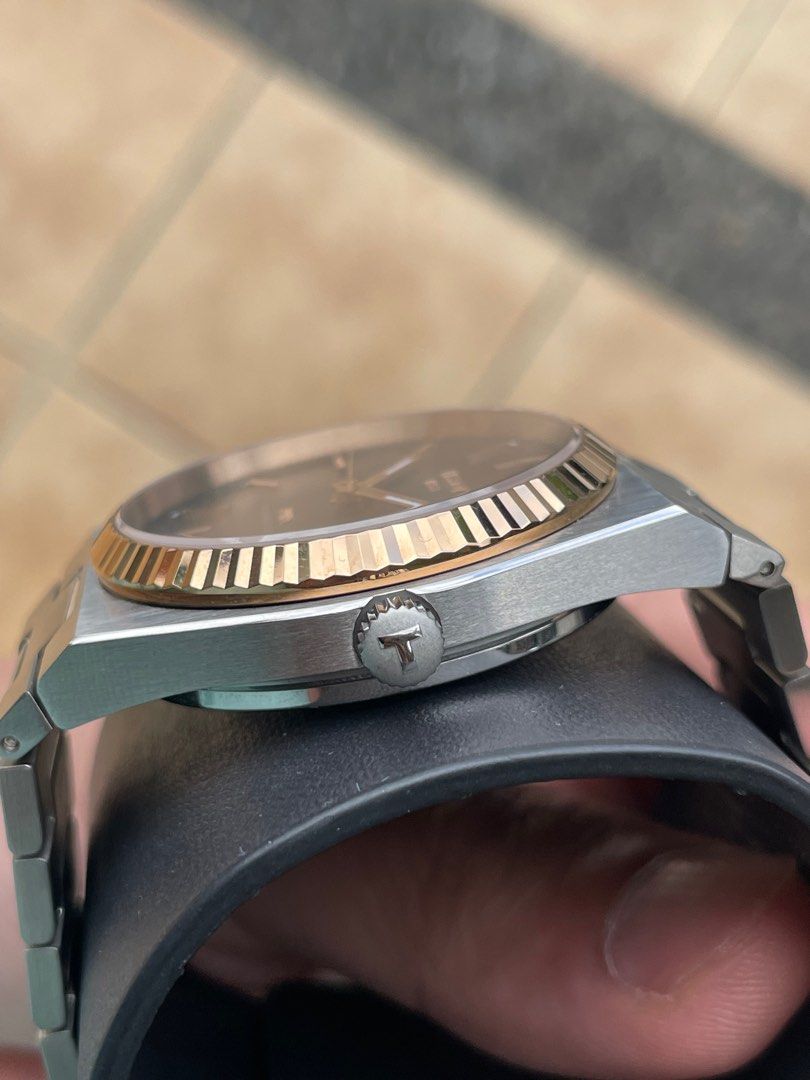 Tissot PRX - 40mm - Choco Dial 18k Solid Rose Gold - Powermatic 80 ...