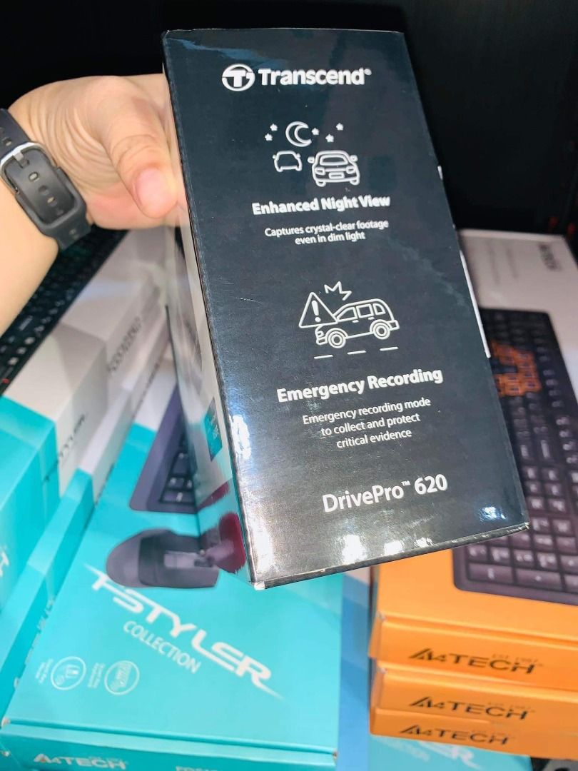 Transcend DrivePro 620 Dual Camera Dashcam 64GB TS-DP620A-64G ...