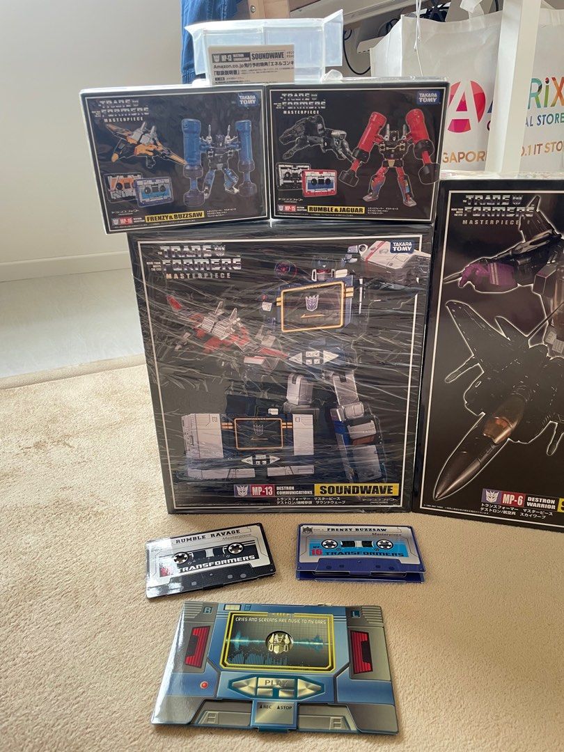 Transformers Masterpiece MP 6, 13, 15, 16 & 21 Bundle (Takara Tomy ...