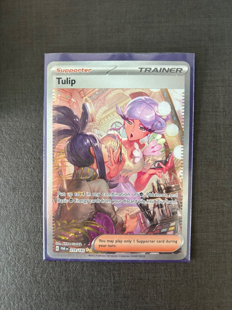 Tulip - 259/182 - Pokemon Paradox Rift SIR Special Illustration Rare ...